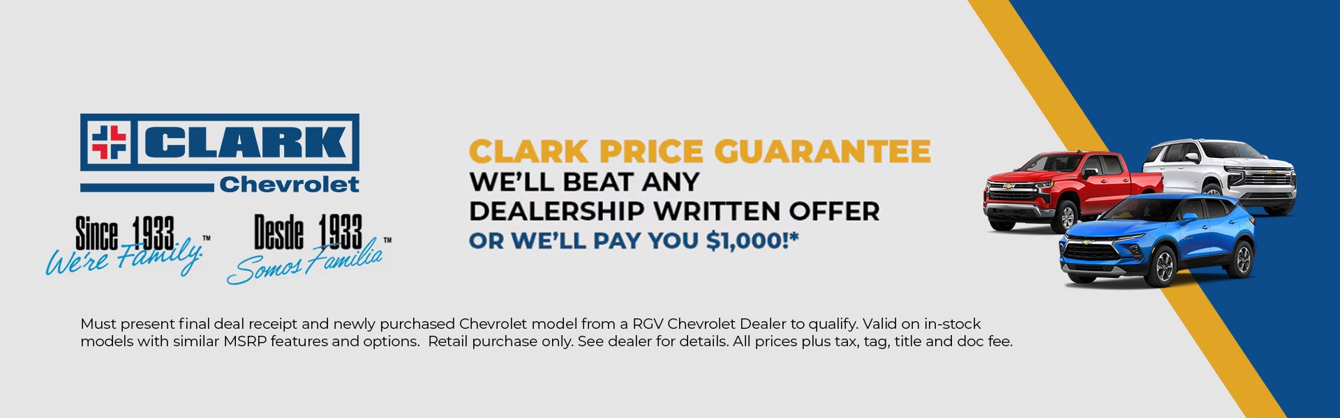 Clark Chevrolet | Your Trusted Chevy Dealer in McAllen, TX